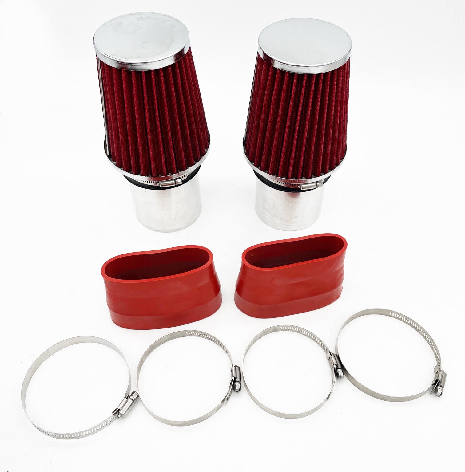 AirX Racing Dual Air Intake Filter Kit For 2008 2009 2010 2011 2012 ...