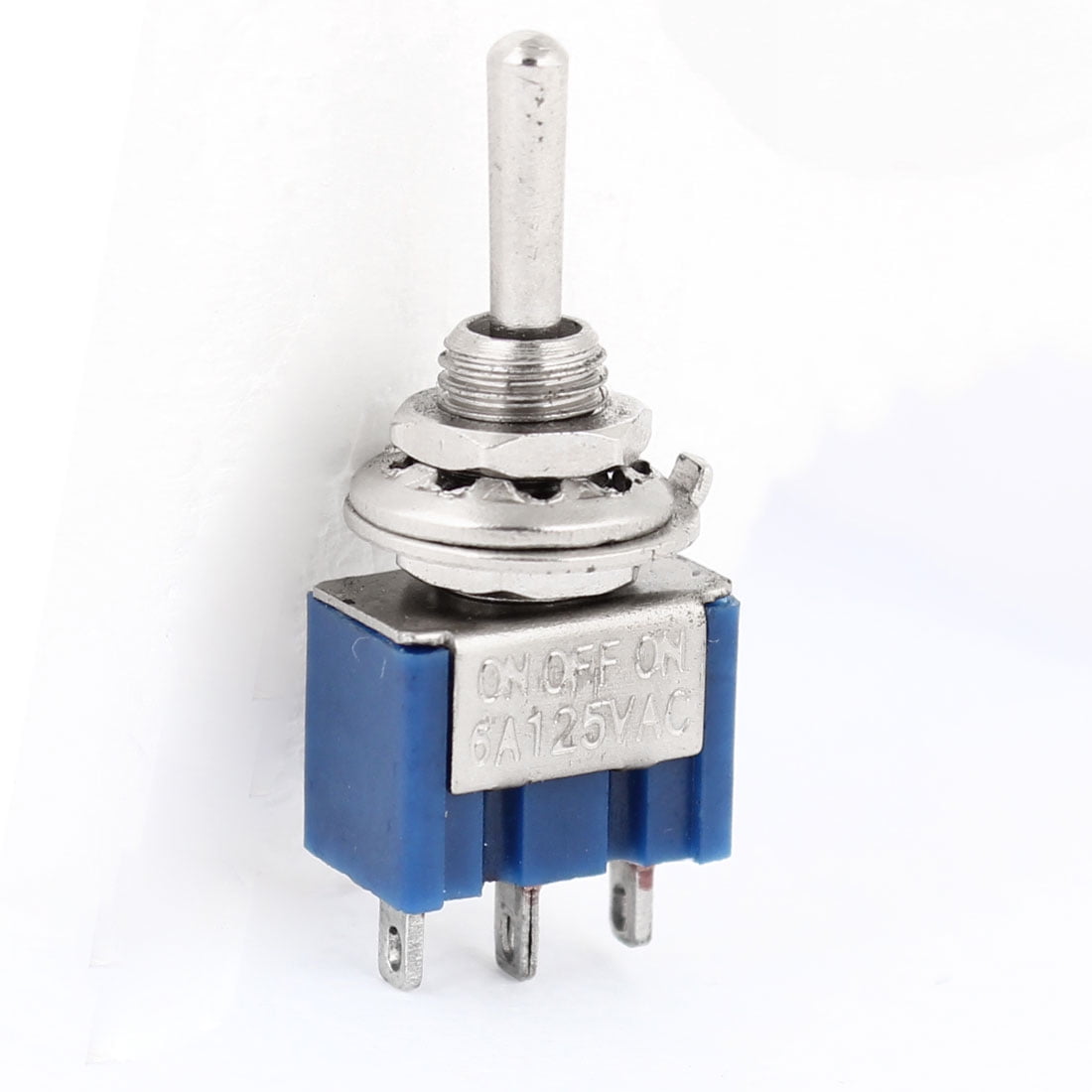 125V 6A Amps 3 Pins Terminals ON/OFF/ON 3 Ways SPDT Toggle Switch ...
