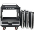 Sound Town 10U PA DJ Pro Audio Rack/Road ATA Case with 2U Drawer, 11U ...