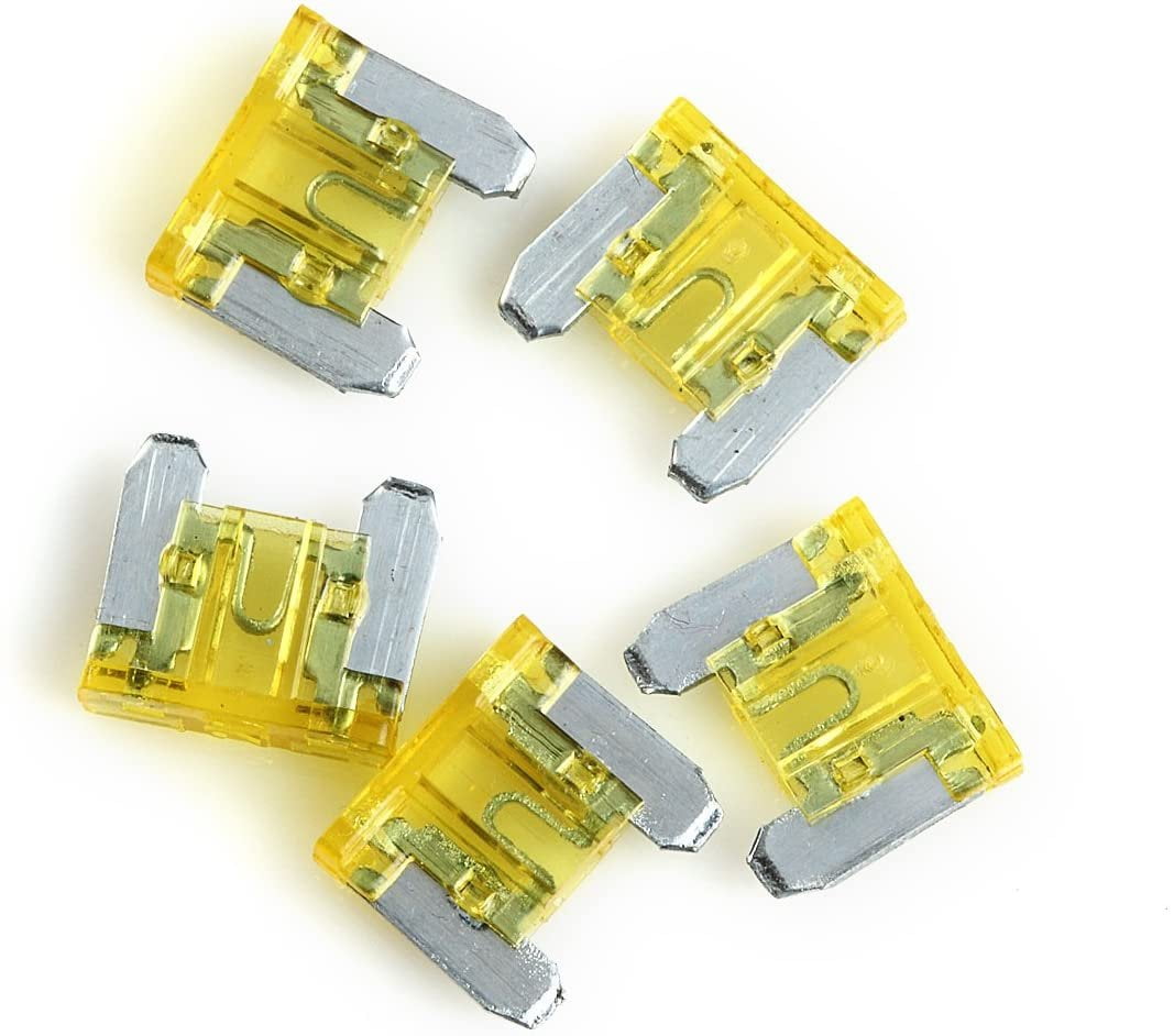 5 Pcs Car Truck Mini Low Profile Atm Style Fuse W/ 20 Ampere Auto Car ...