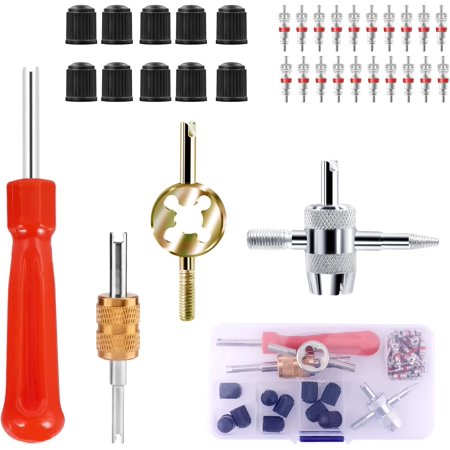 34 Piece Valve Repair Kit, Double and Single Head Valve Puller 4 Way ...