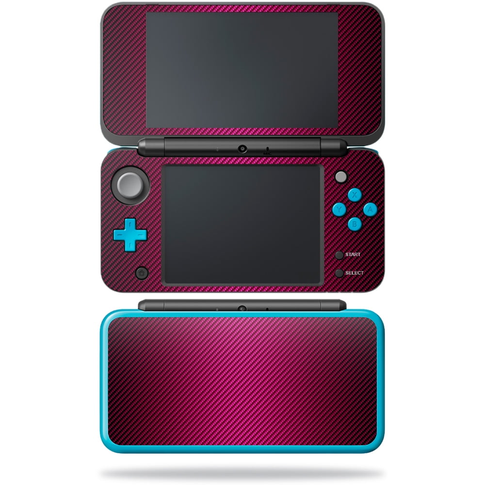 Skin Decal Wrap Compatible With Nintendo New 2DS XL Pink Carbon Fiber ...