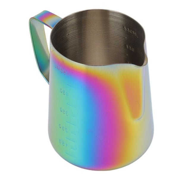 Milk Steaming Jug,Milk Frothing Pitcher Dual Milk Steaming Pitcher Milk ...