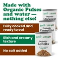Organic Canned Pulses Bundle, Set of 3 – Ready to Eat, Unsalted, Non ...