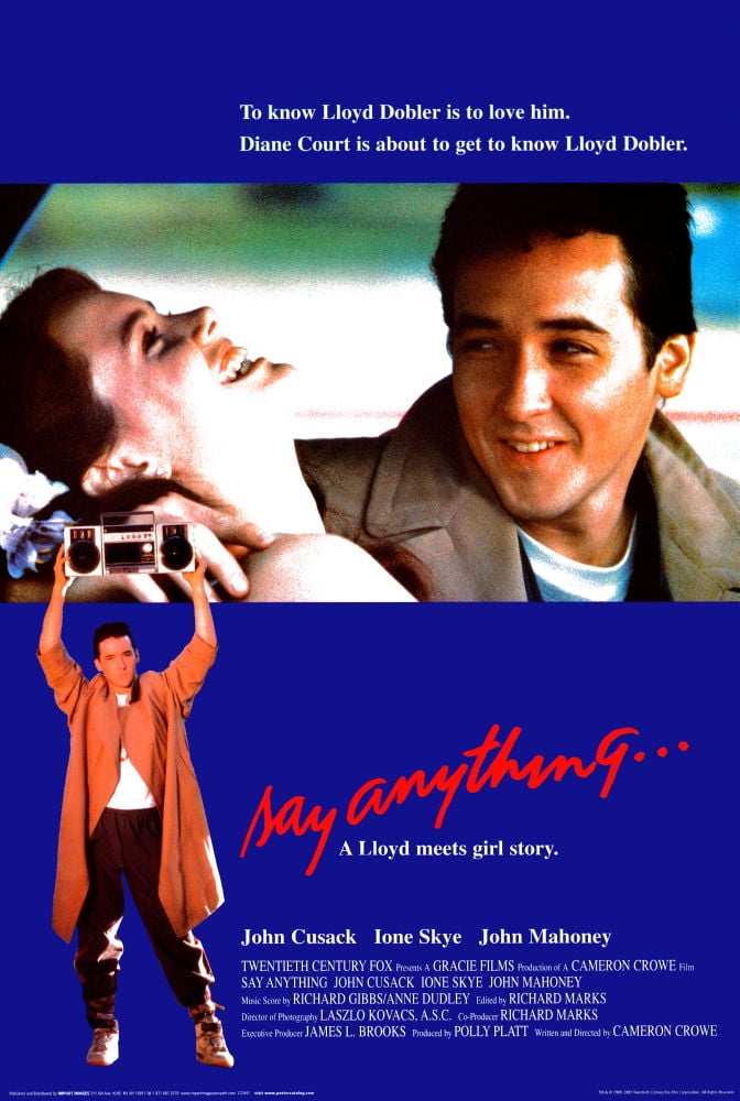 Say Anything Poster 24Inx36In Movie Art Art Poster 24x36 Multi-Color ...