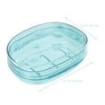 BESTYASH Japanese Style Soap Box Drainage Indoor Use Blue Plastic 1Pack ...