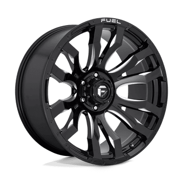 FUEL D741 RUNNER 24X7 4X137 13ET 132CB GLOSS BLACK MILLED WHEEL ...