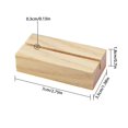 Hariumiu Postcard Base Wooden Card Holder High Strength Smooth Edge ...