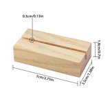 Hariumiu Postcard Base Wooden Card Holder High Strength Smooth Edge ...