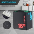 Heavy Foam Plyo Box, 3 in 1 Plyometric Jump Box for Home Gym Training ...