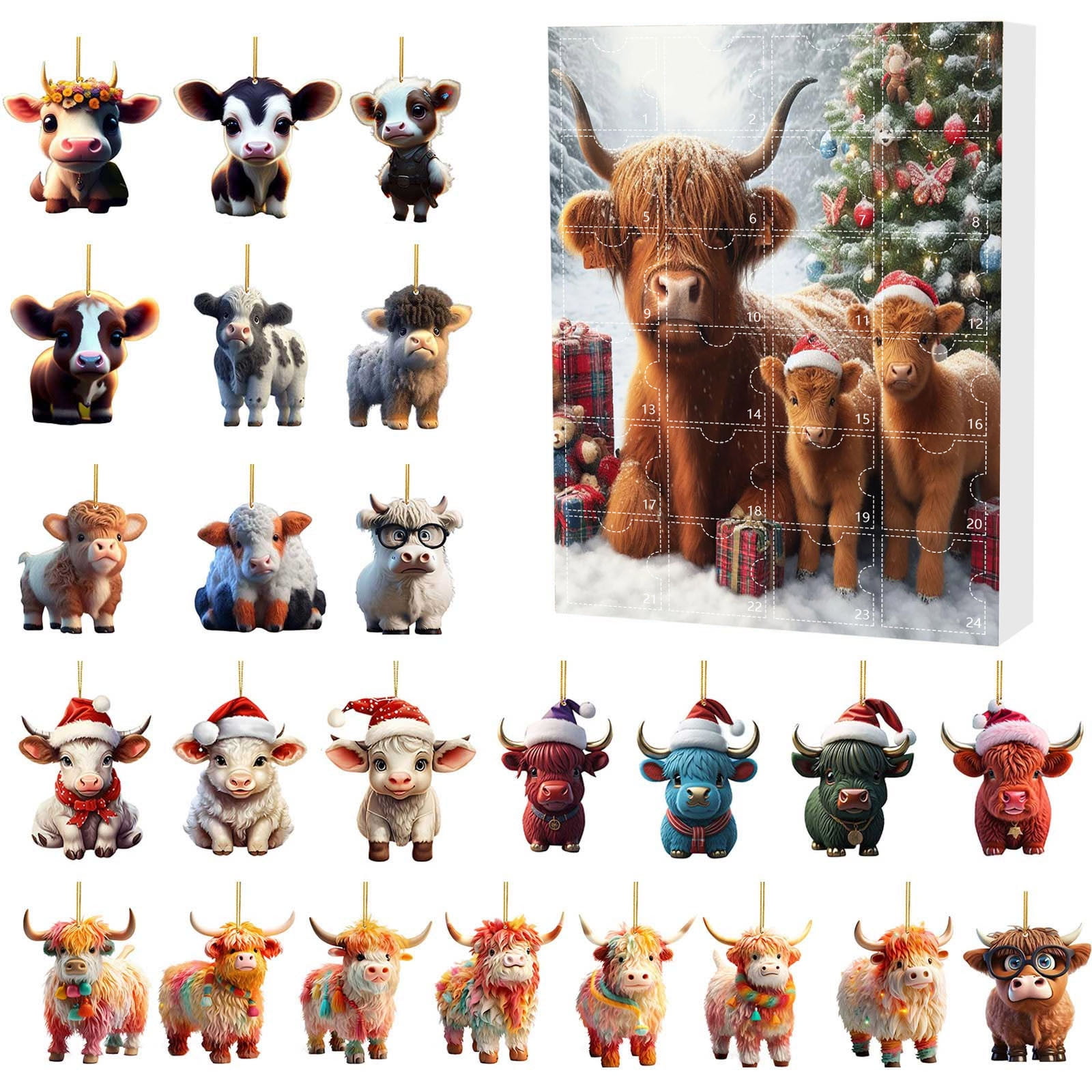 Click here for Vivavault 2024 2025 Christmas Decoration Advent Ca... prices