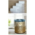 2 Rolls Transparent Trash Bags Strong Garbage Clear Bin Point Break ...