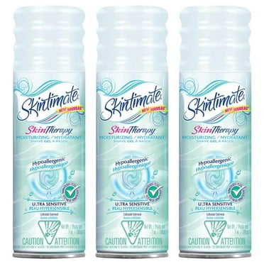 4 Pack - Skintimate Skin Therapy Shave Gel, Dry Skin 7 oz - Walmart.com