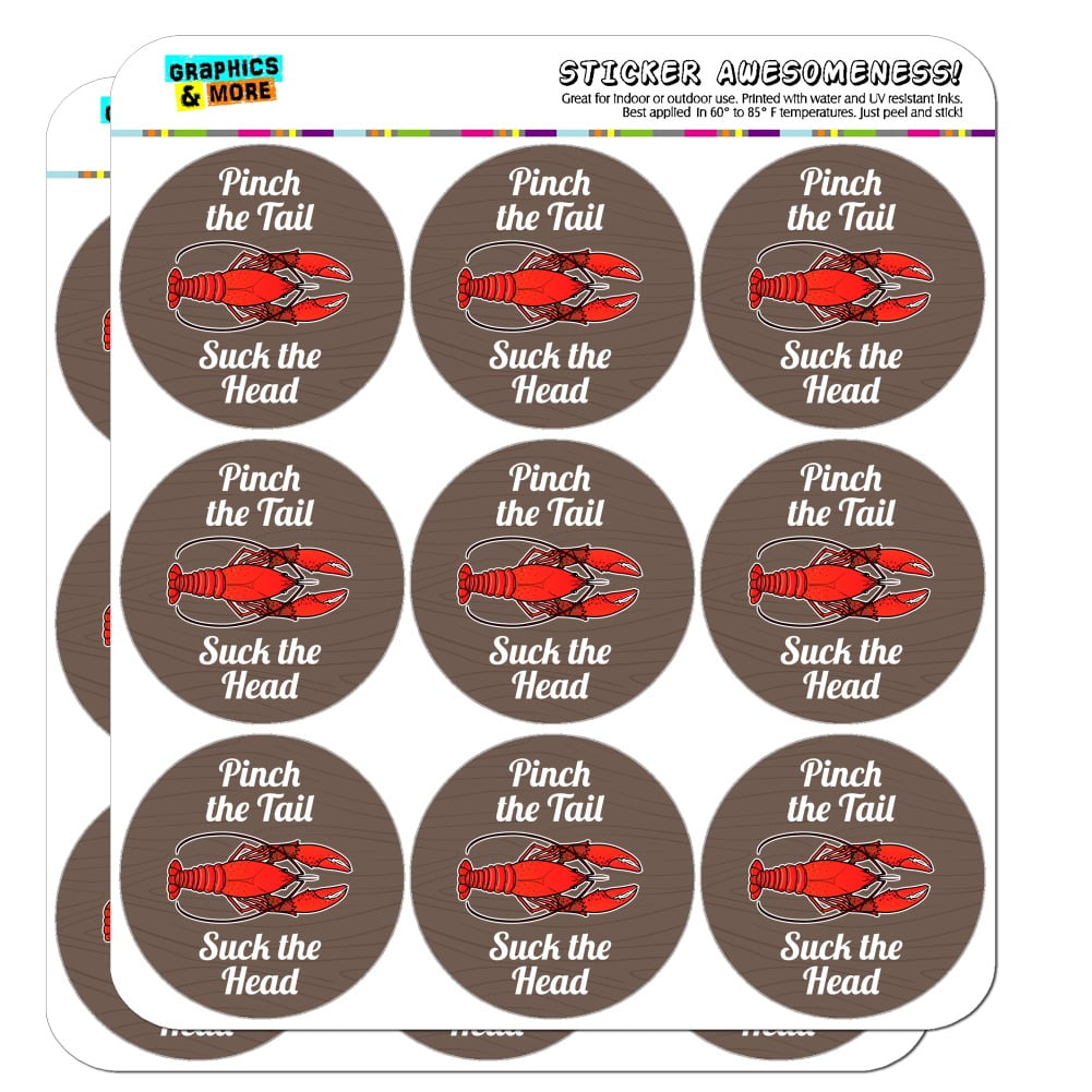 Crawfish Pinch the Tail Suck the Head Crayfish Louisiana Saying 2 ...