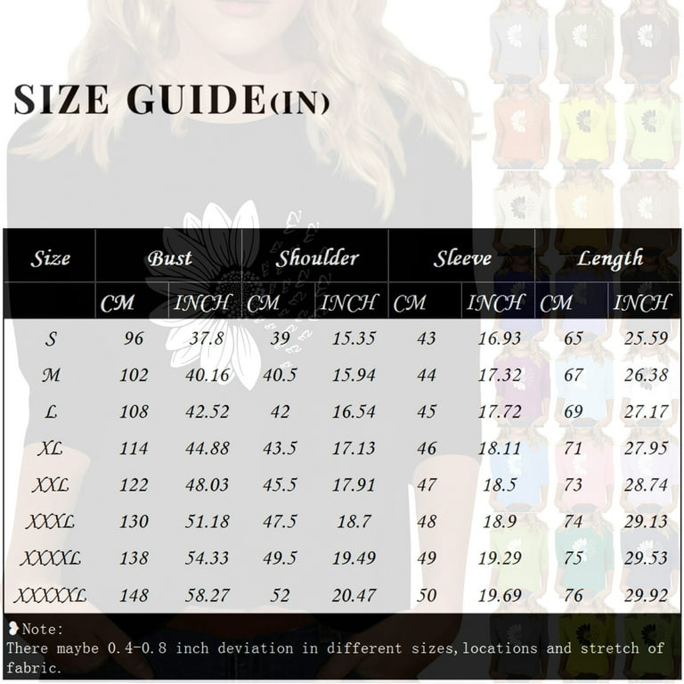 Fresh Produce Size Chart