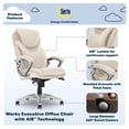 Serta Bryce Executive Office Chair with Large Back, Manager's Armrest ...