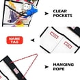 Rough Enough Clear PVC Hanging Locker Organizer with 4 Pockets for Work ...