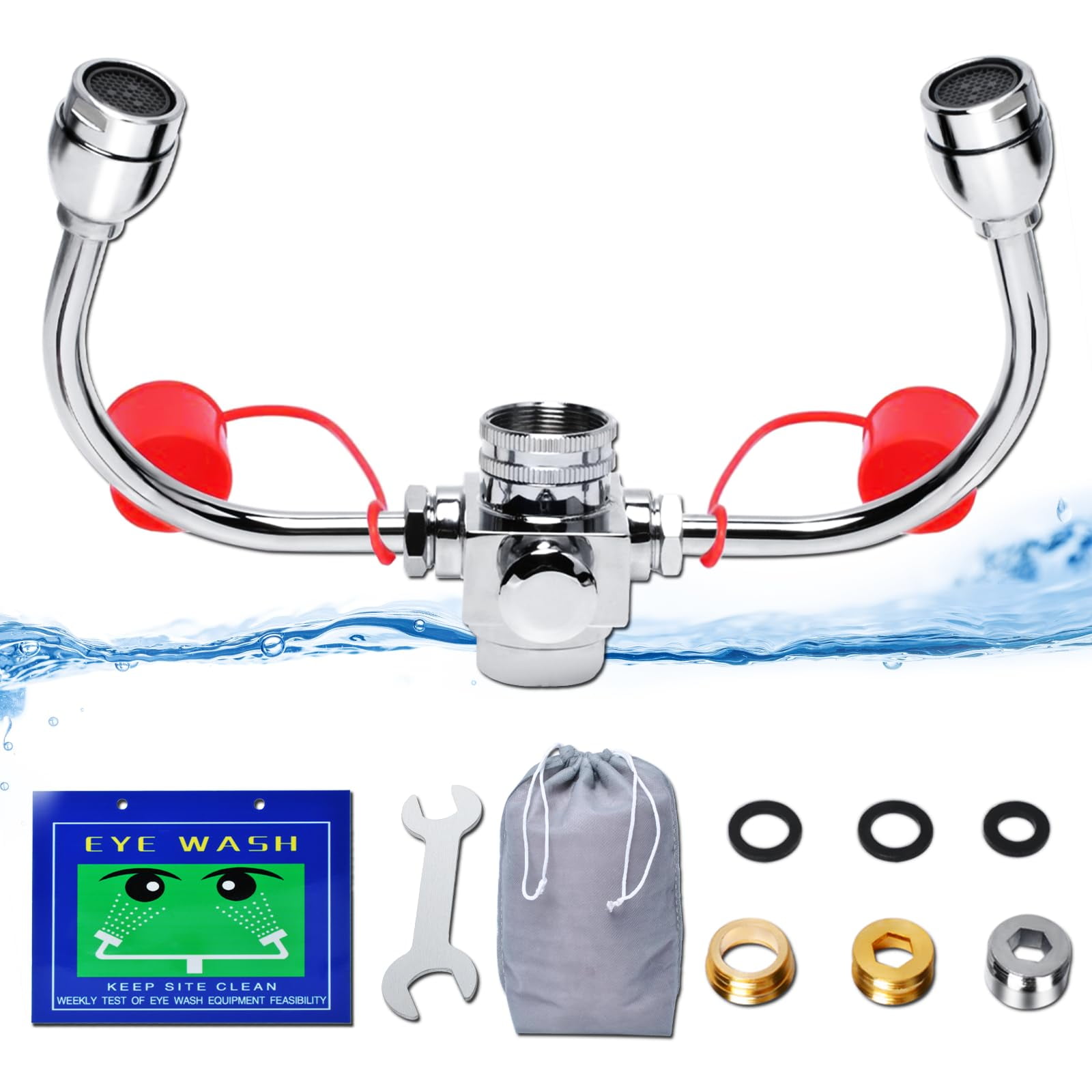 Click here for Upgrade Eye Wash Station Faucet Mounted  Emergency... prices