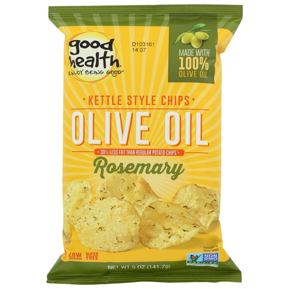 Good Health Olive Oil Rosemary Kettle Chips, 5 Oz. - Walmart.com ...