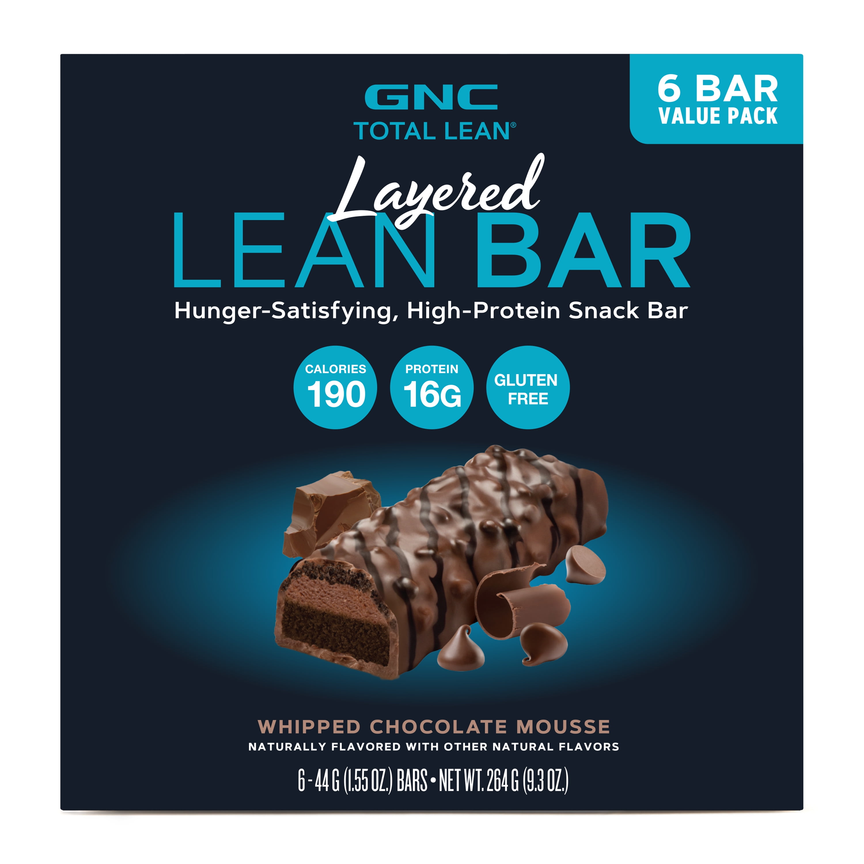 LEAN BARS, 16g Protein, Whipped Chocolate Mousse, 6CT – Totalhill.com ...