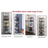 tonchean 6-Tier Carbon Steel Kitchen Corner Shelf Rack Free Standing ...