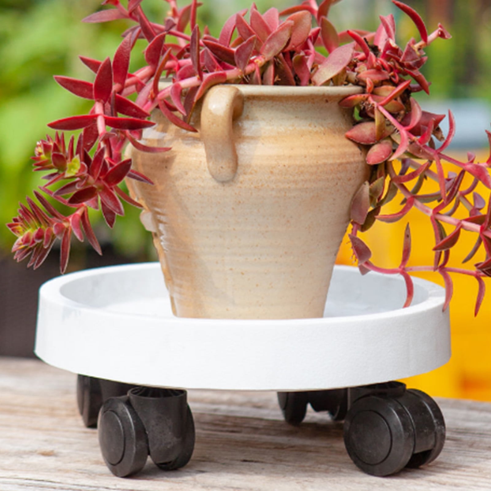 Click here for Fyydes Plant Caddy  Plant Pot Stand With Rotating... prices