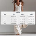 Pounoo Women Button Down Jumpsuits Wide Leg V Neck Sleeveless Rompers ...