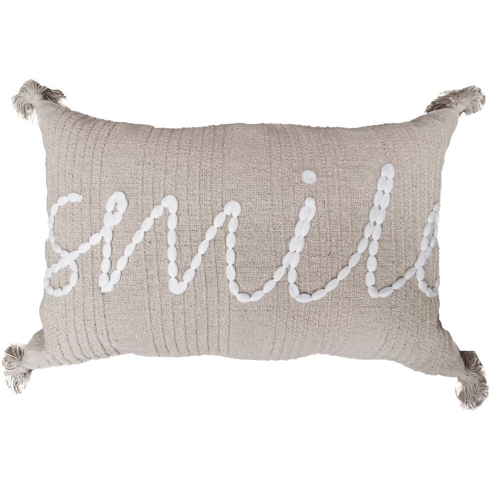 Click here for Hometrends Smile Decorative Pillow 13x20 prices