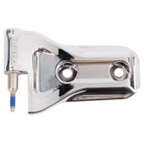 TRQ Front or Rear Upper Door Hinge LH Side Chrome for Jeep Wrangler ...