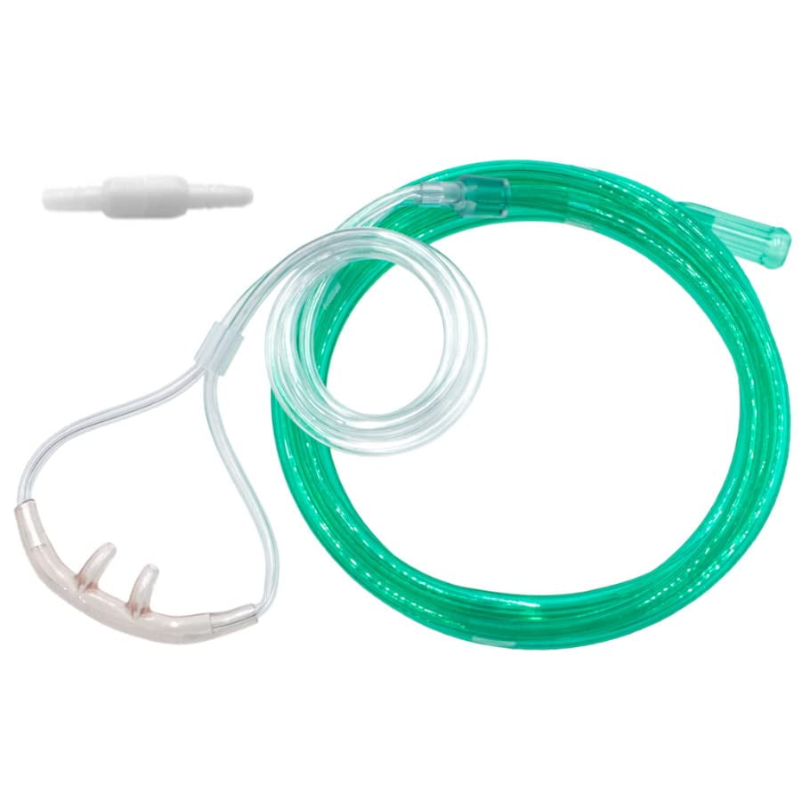 2pk 25Ft Salter-Style Adult High Flow Oxygen Cannula with Swivel ...
