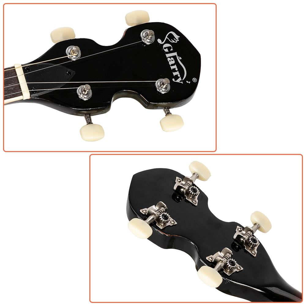 Buy Glarry 5-String Resonator Banjo Reentrant Tuning Banjo Used in ...