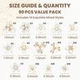 90Pcs Rhinestone Faux Pearl Buttons, Flat Back Pearls for Crafting ...