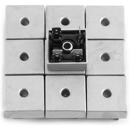 10pcs 50A 1000V Single Phase Diode Bridge Rectifier AC to DC 4-Pin ...