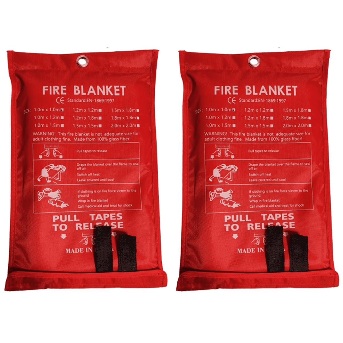 Click here for Unbranded 2pcs Emergency Fire Blanket  Fire Blanke... prices