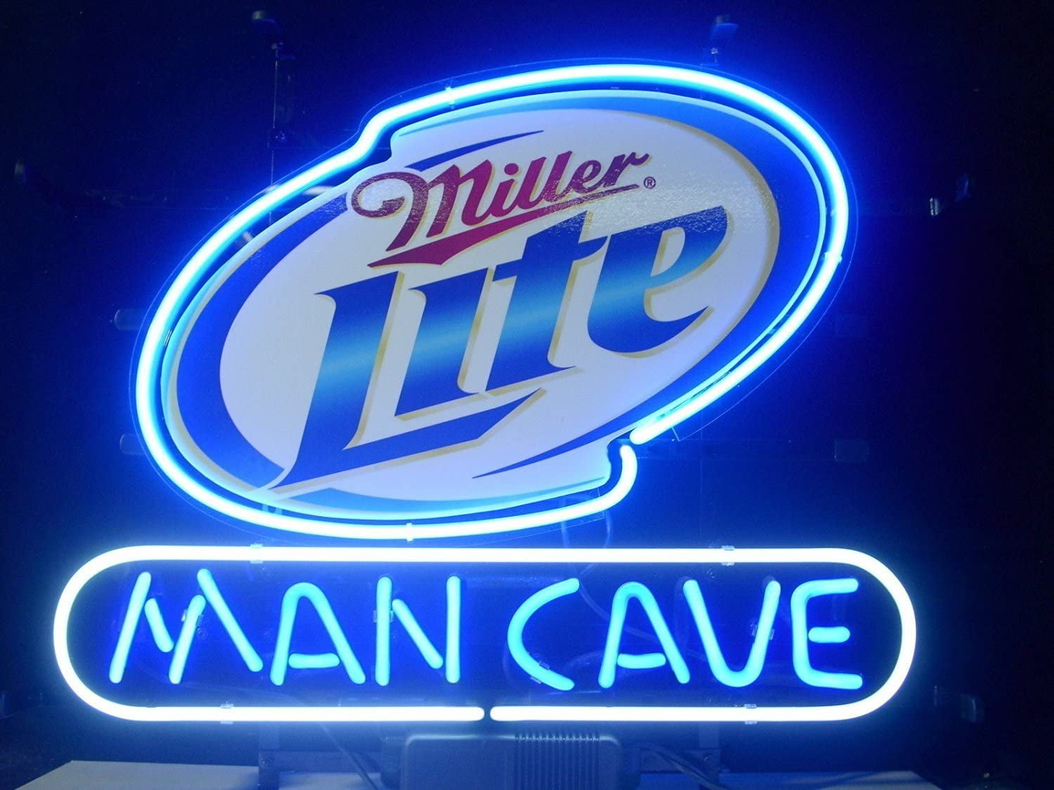 Queen Sense 14"x10" Miller Lite Neon Sign Man Cave Handmade Neon Light ...