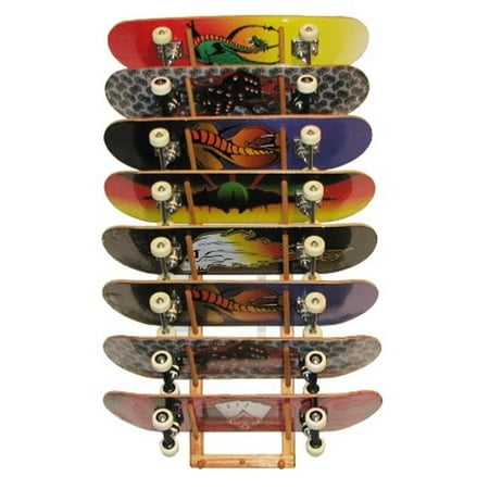 Del Sol Racks SKBA8 Skateboard Display Racks 8 Space Angle - Walmart.com