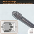 6-Piece Screwdriver Bit Set, Featuring Magnetic Hexagonal Shanks and a ...