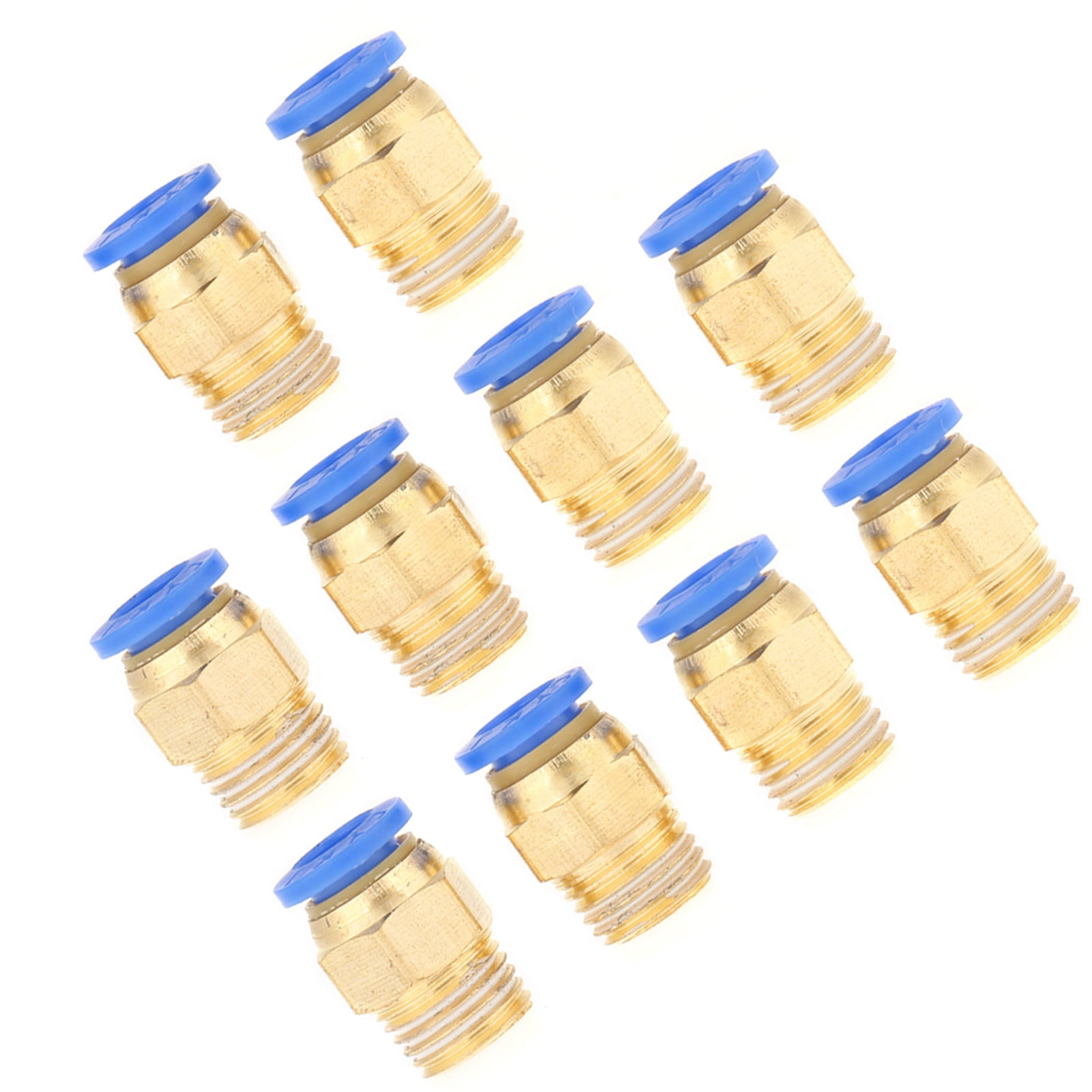 Conexiones rápidas neumáticas 10 piezas Conector Adaptador de aire 8 mm ANGGREK Otros | Walmart ...