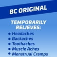 BC Powder Original Strength Pain Reliever, Aspirin Dissolve Packs, Body ...
