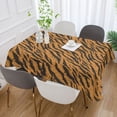 60x60in Square Printed Tablecloth Easy-Care Decorative Table Cloth for ...