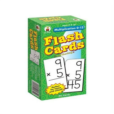 Flash Cards: Flash Cards: Multiplication 0 - 12 (Other) - Walmart.com