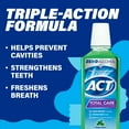 ACT Total Care Anticavity Fluoride Mouthwash, Fresh Mint, 33.8 fl. oz ...