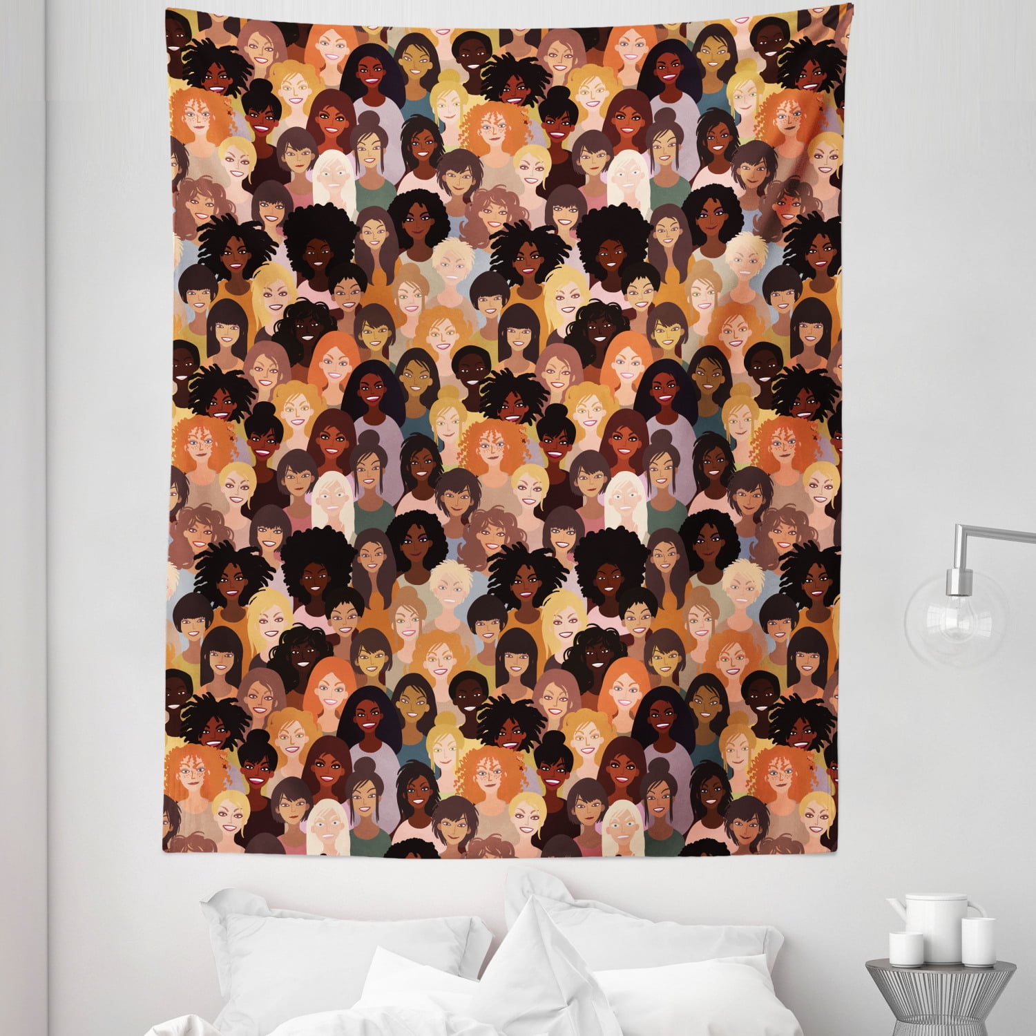 Feminism Tapestry, Diversity of Females We Are One Race Equality Unity ...