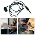 3.5mm in Ear Single-Side Earphones Single Side Corded Headsets Earbud ...