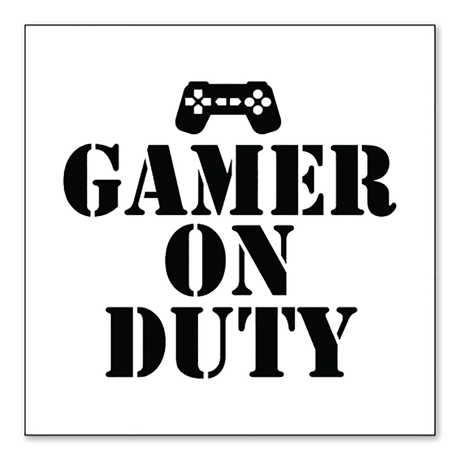 DistinctInk Custom Bumper Sticker - 10" x 10" Decorative Decal - White ...