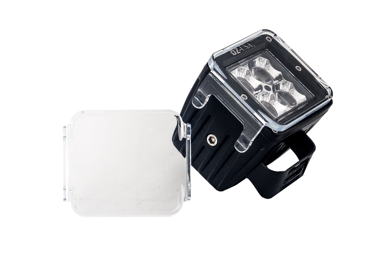 3" Clear Spot OZ-USA® Protective Lens Cover for POD lights fog dust 4x4 ...