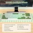 RREGER-75 Percent Mechanical Gaming Keyboard 87 Keys Matcha Keyboard 75 ...