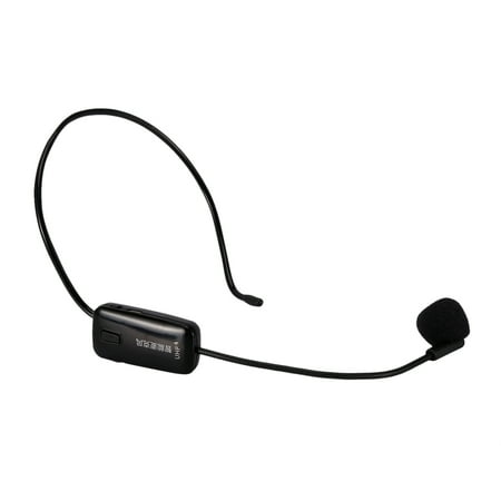 UHF Wireless Microphones Stage Wireless Headset Microphone System Mic ...
