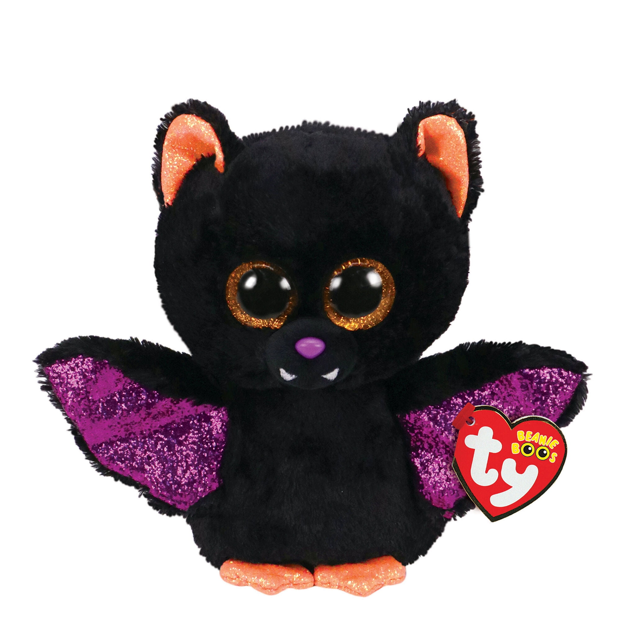 Ty Beanie Boos Raven the Bat (Glittery Eyes ) 6inch Plush Toy - Walmart.com