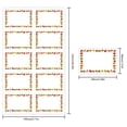 100Pcs Fruit Borders Sticker Adhesive Container Labels For Glass Jar ...
